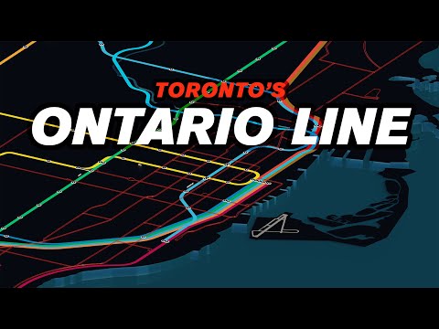 Geographically Accurate 3D Map of Toronto's upcoming Subway Line #TTC #transit