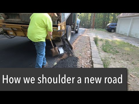 How we shoulder a new road