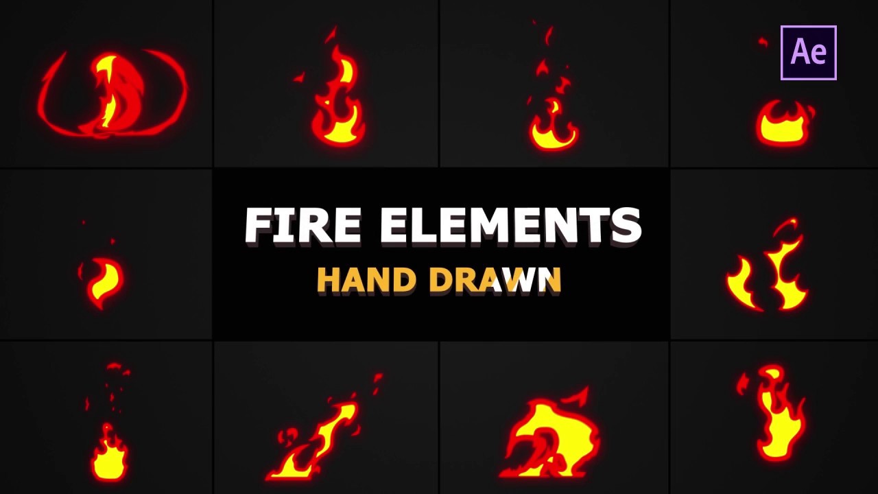 Cartoon Fire Elements