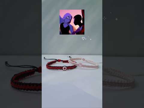 Miles and Gwen matching bracelets! ✮ #bracelet #spiderman #handmade #jewelry