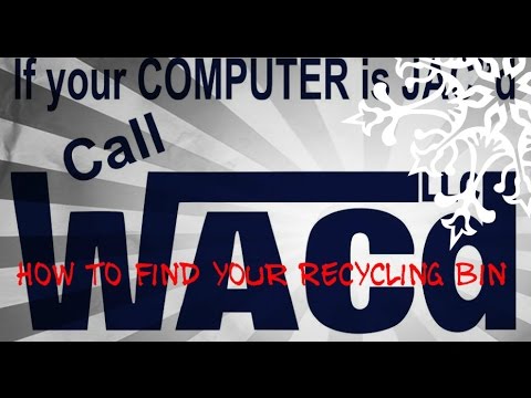 How to find your recycle bin on a computer