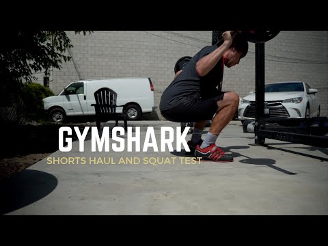 Gymshark Shorts Haul and Squat Test | Unintentional ASMR | Sport Stripe 7" Inseam Shorts
