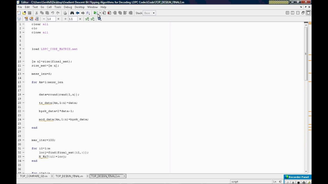 GRADIENT DESCENT BIT FLIPPING ALGORITHMS FOR DECODING LDPC CODES