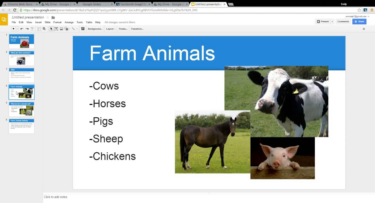 Farm Animal Power Point EDU 222