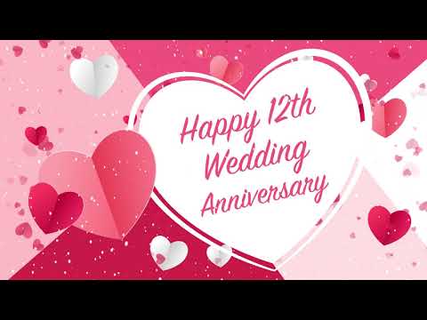 12th Wedding Anniversary Whatsapp Status