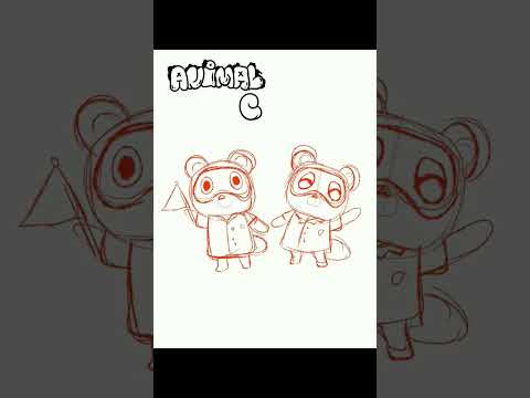 animal crossing drawing🍃!!any animal crossing players here??#shorts #animalcrossing #drawing #art