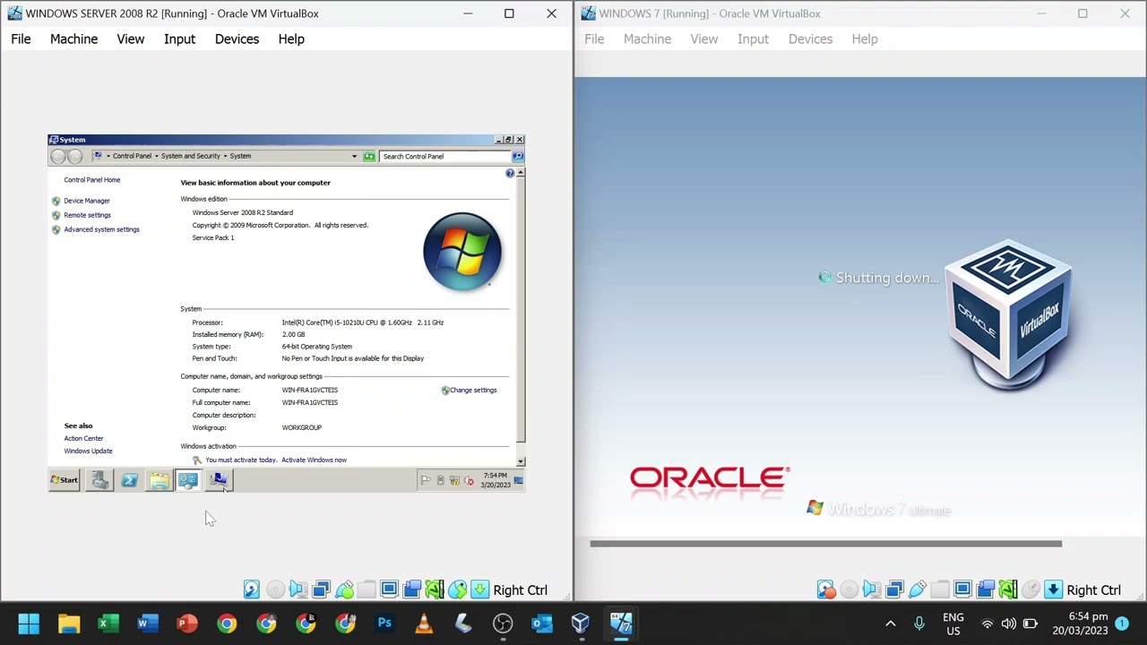 Peer to Peer Network Using VirtualBox
