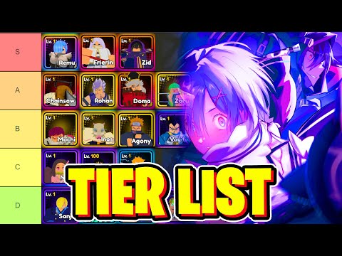 ANIME SAGA TIER LIST! (What Is The BEST UNIT In ANIME SAGA?) Roblox