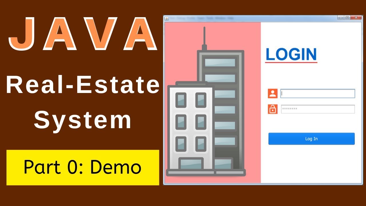 Java Project Tutorial - Create a Real Estate Management System Using Java And MySQL - DEMO