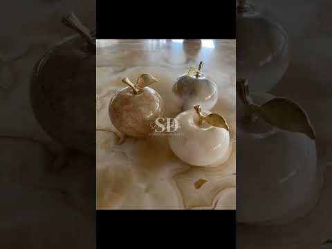 Marble onyx apple paperweight available in premium quality onyx stone buynow #brand #naturalstone