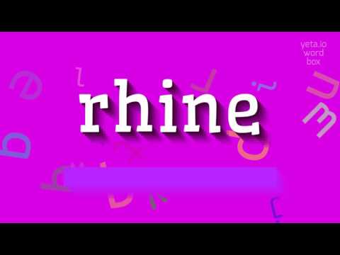 How to say "rhine"! (High Quality Voices) #PEKKA RHINE