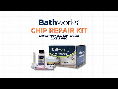 Bathworks: Chip Repair Kit (Fix Your Tubs, Showers, Sinks, & More!)