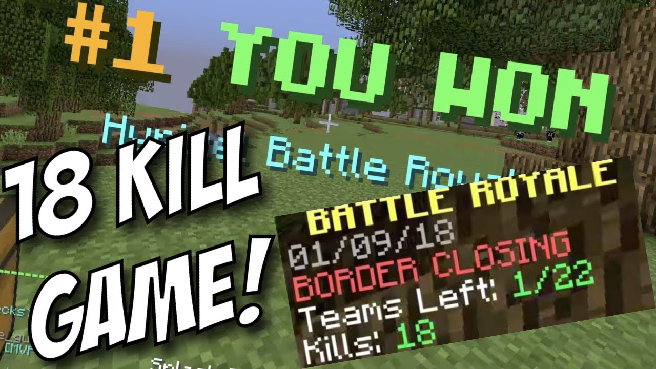 18 KILL GAME! (Hypixel Battle Royale Alpha Testing)