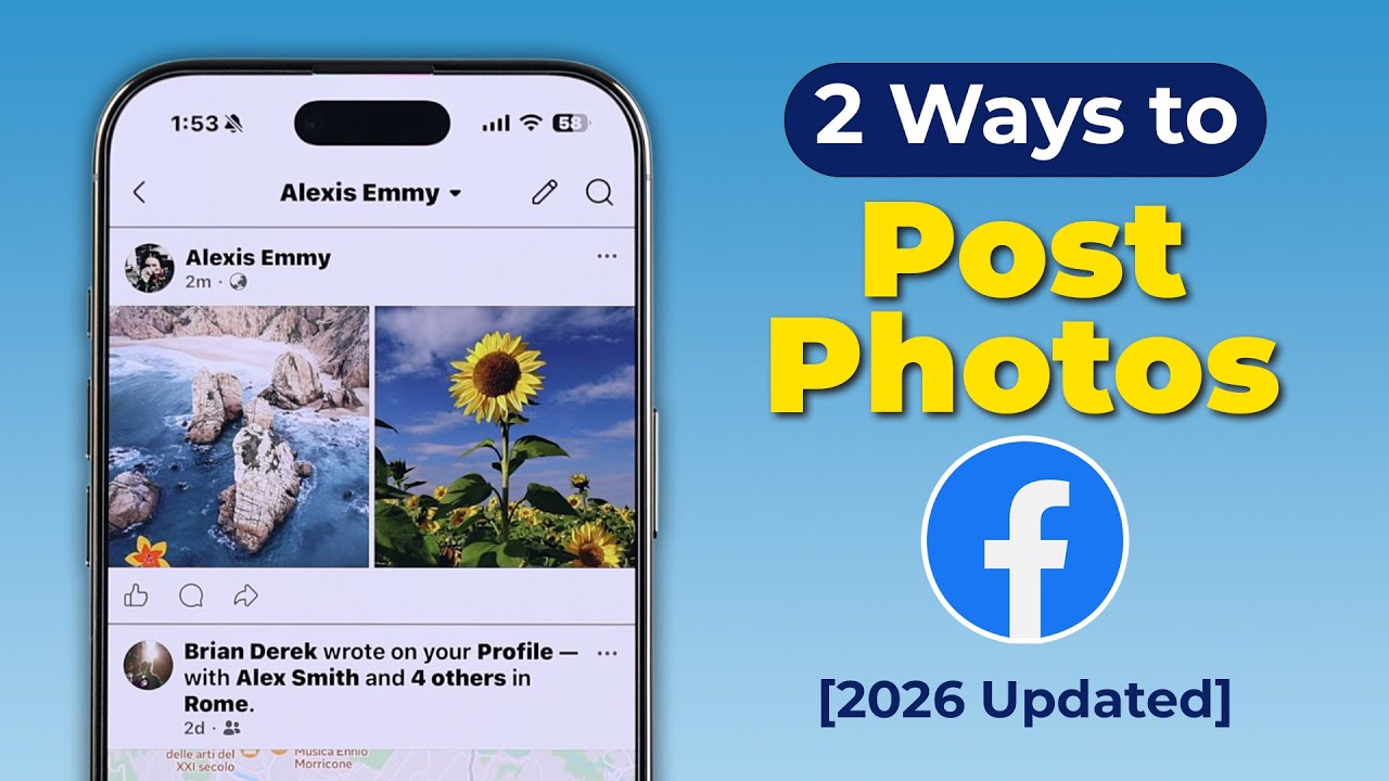 How to Post Picture on Facebook! [Beginners Guide]
