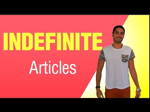 The indefinite articles - A1 - Spanish grammar (5)