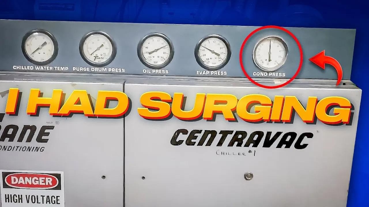 Ancient Trane Chiller Leaks causing Surging