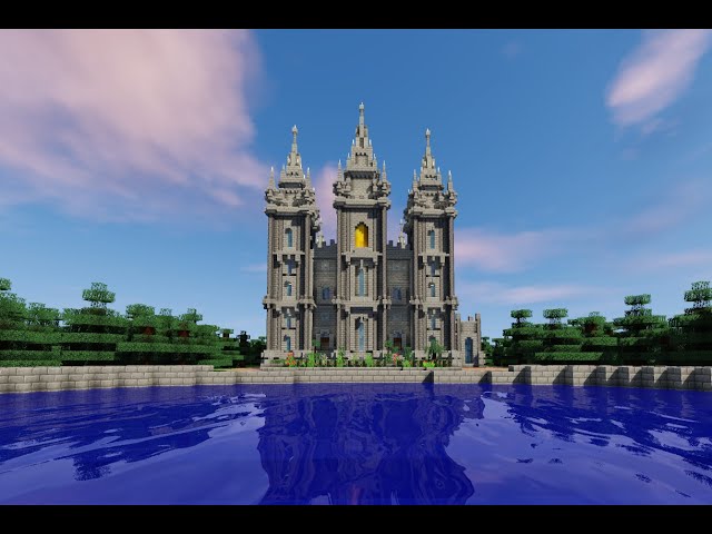 Salt Lake City Temple Minecraft Map