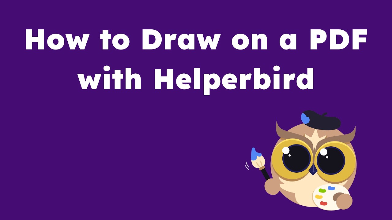 How to Draw on a PDF in Your Browser - Helperbird