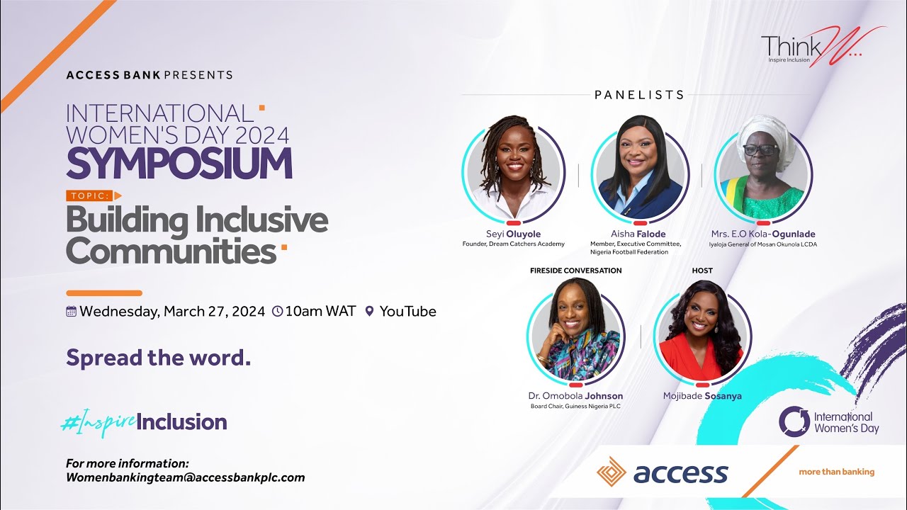 International Women's Day 2024 Symposium #inspireinclusion #iwd #iwd2024 #accessbank