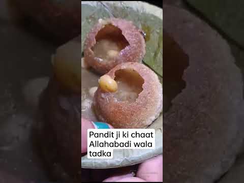 Pandit ji ki chaat Allahabad wali