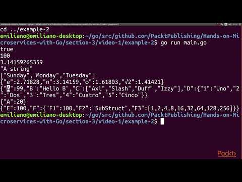 Learn Hands On Microservices with Go Working with JSON | packtpub com - Mind Luster