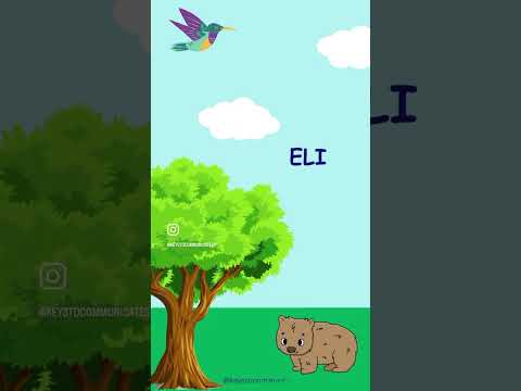 Names starting with E in my Children's Book Phonics with My Animal Friends - link in description