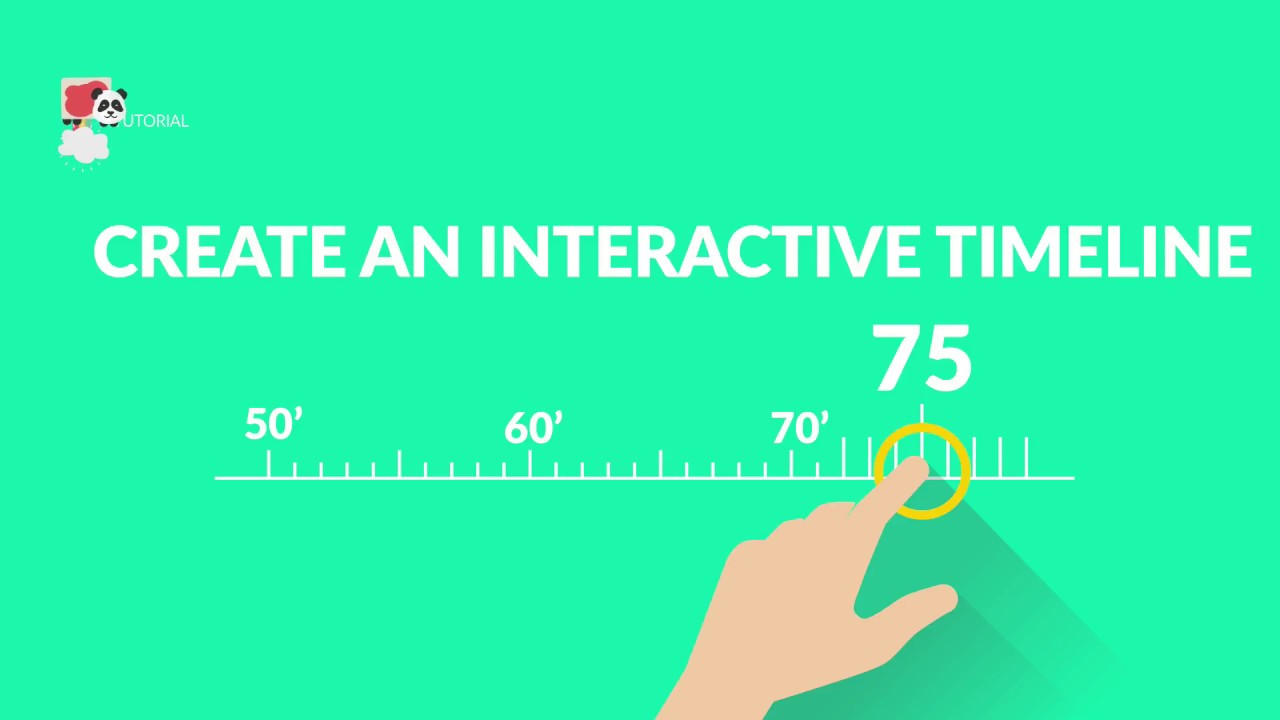 Create an interactive timeline with PandaSuite