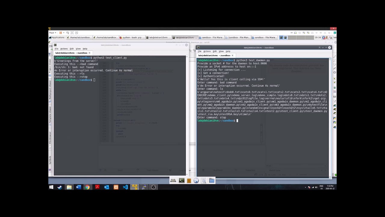 Simple Python Paramiko SSH Tunnel
