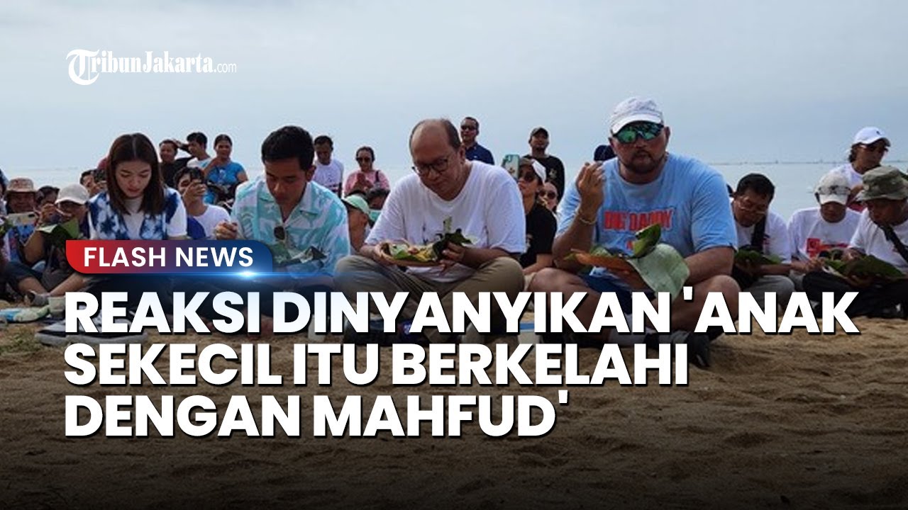 Sambil Senyum Tipis Begini Reaksi Gibran Dinyanyikan Lagu 'Anak Sekecil ...