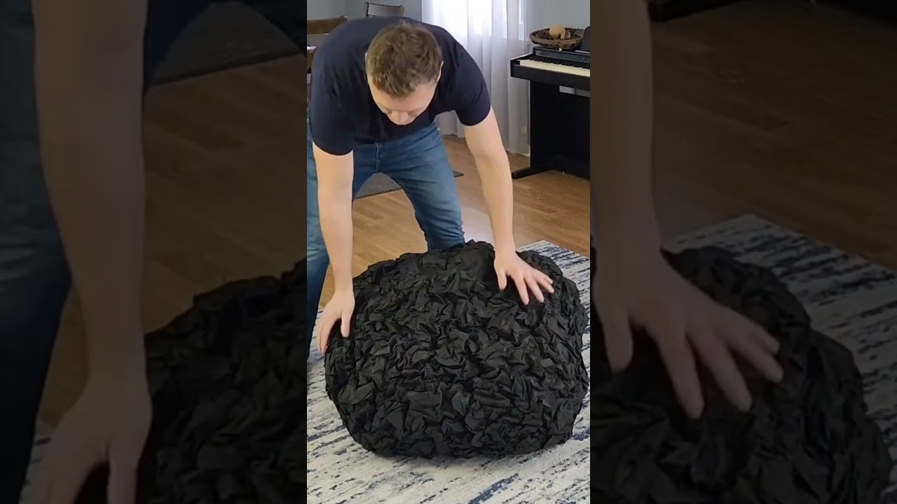 Giant Bean Bag Unboxing – Is It Worth It? 🛋️ #AmazonFinds #Shorts