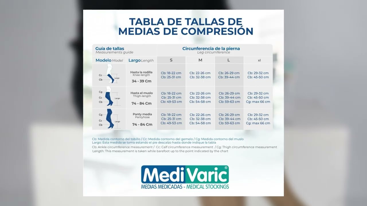 📏 Cómo Medirte Correctamente para Elegir tus Medias de Compresión Medivaric 🧦