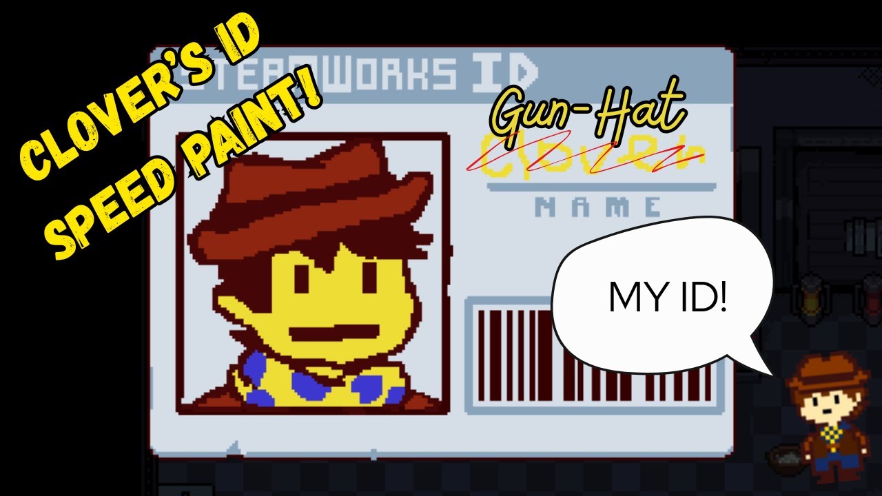 NOBODY will watch this! - Clover's ID [Undertale Yellow Speed Paint]