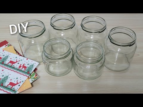So Beautiful ! Christmas decoration idea with glass bottle 🎄Christmas crafts - DIY Recycling hacks