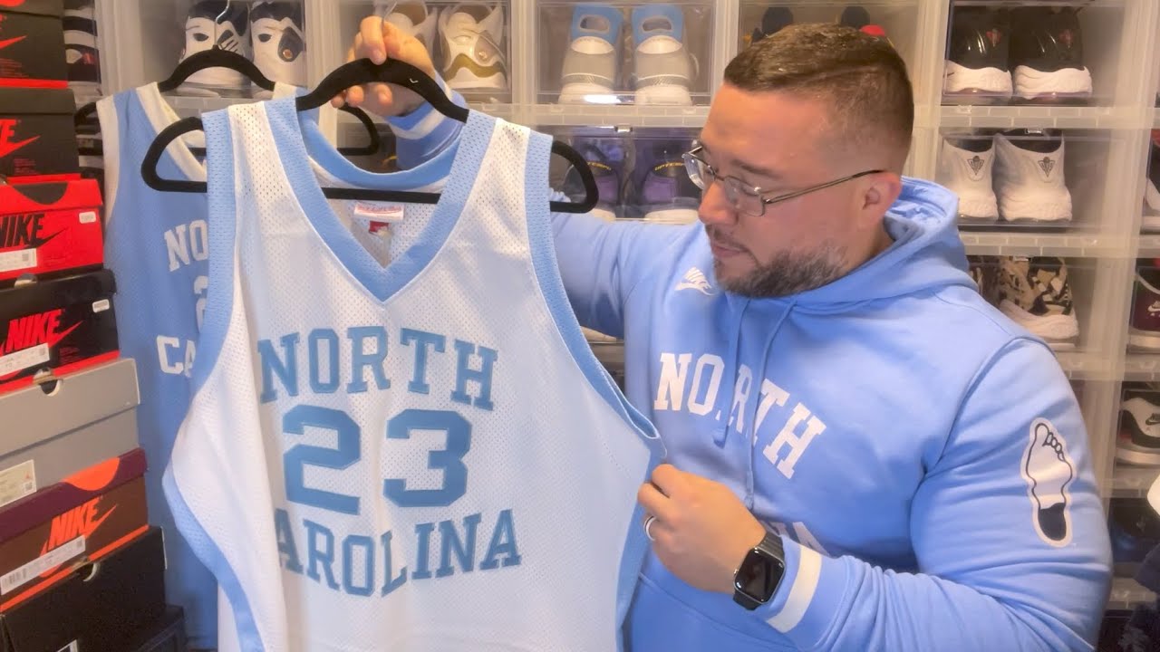 Michael Jordan Authentic Mitchell and Ness North Carolina Jersey