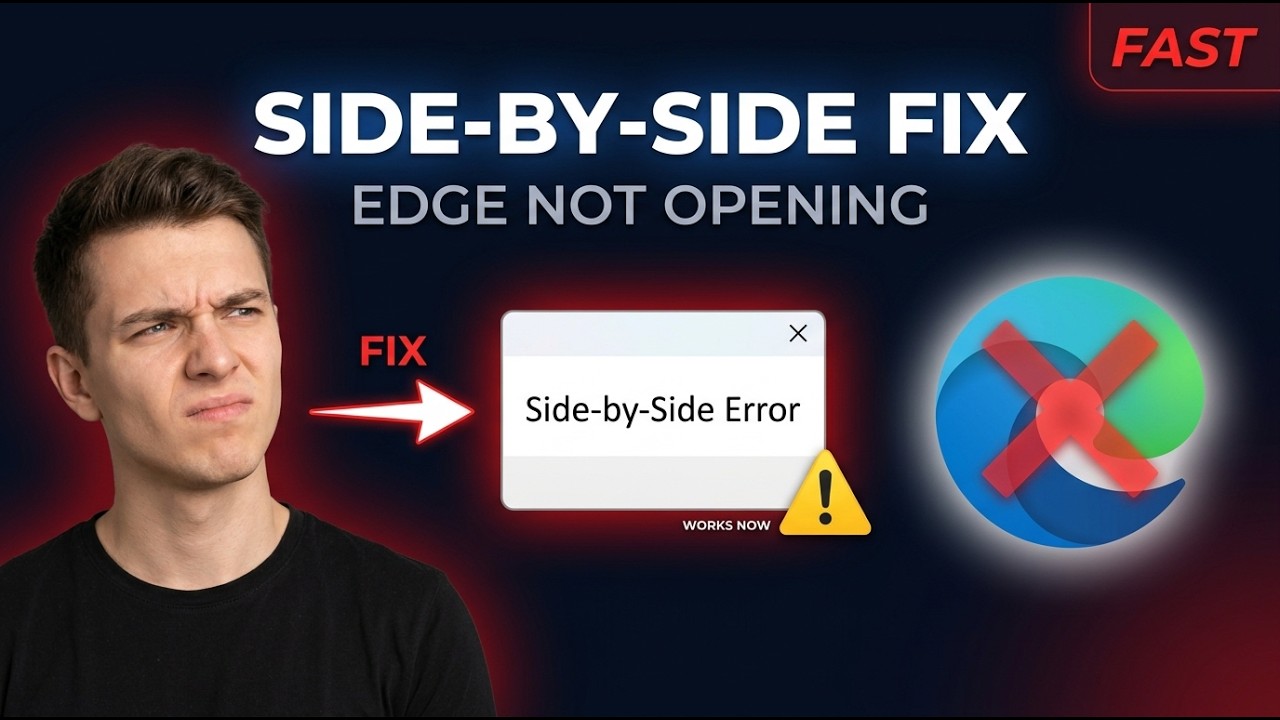 Fix Microsoft Edge Side-by-Side Configuration Error | Step-by-Step Guide
