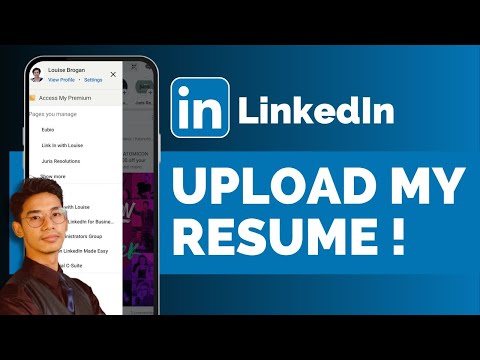 How Do I Upload My Resume To LinkedIn !