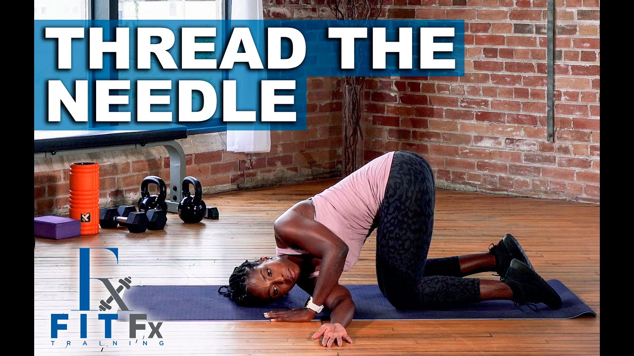 Thread The Needle Tutorial | Stretch Your Upper Back & Shoulders
