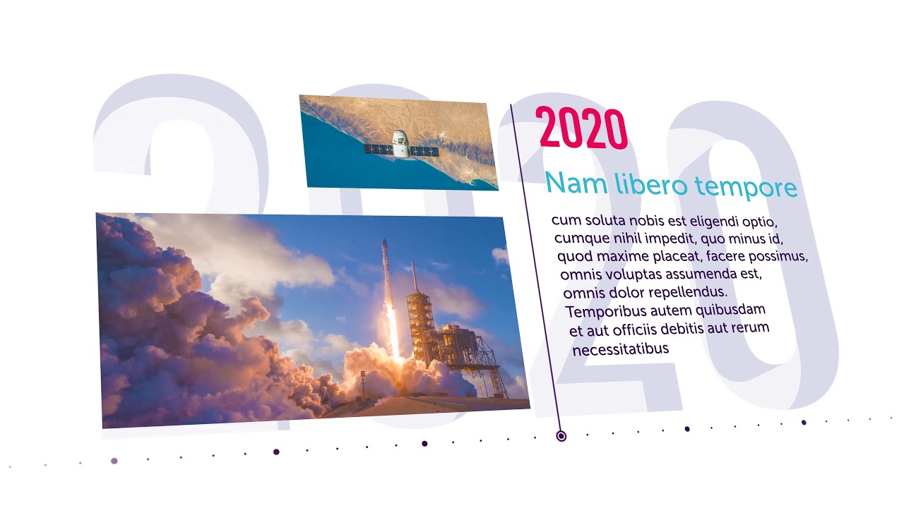 Corporate Timeline - Timeline Slideshow - After Effects Template