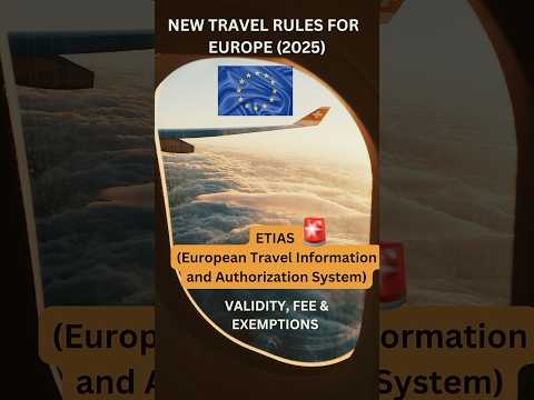 ETIAS 2025 | New Travel Rules for Europe 2025 #etias #visarules #traveleurope