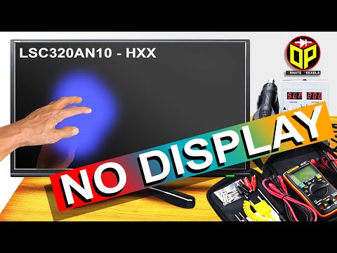 No Display, No Light on LSC320AN10-H03 Panels Screen | SM4186 IC Datasheet & Pin Voltage Details