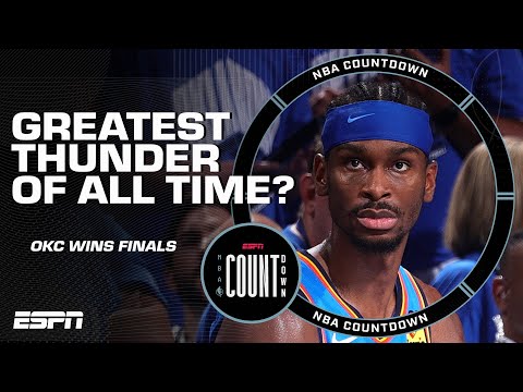 Perk says SGA passed KD & Russ as 'GREATEST' OKC player ever after Finals win 🏆 | NBA Countdown