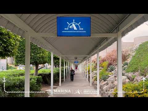 Pasillo peatonal en Terminal 2 | Aeropuerto Internacional de la Ciudad ...