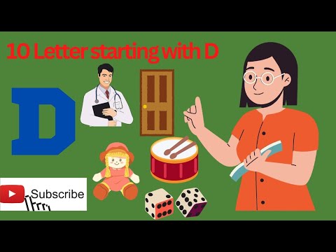 Letter D wordsfor kid,D letter words, words start with D, 10 words start with D, D for words