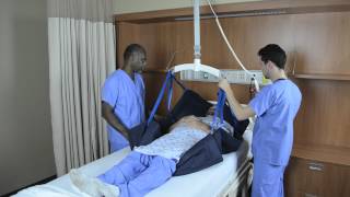 Turning Patient with Repositioning Sling and Ceiling Lift - MedCo ...