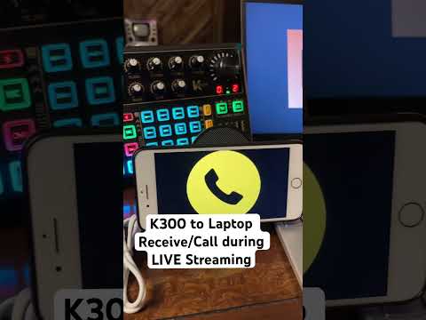 K300 sound card to laptop - Receive/Call during LIVE Streaming #k300 #soundcard #fblive