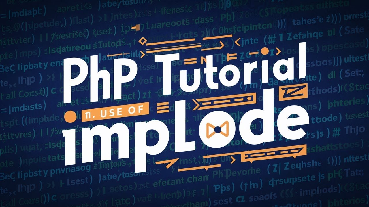 10 implode |  How to use implode | How to convert Array into String | #CodeWithNaf