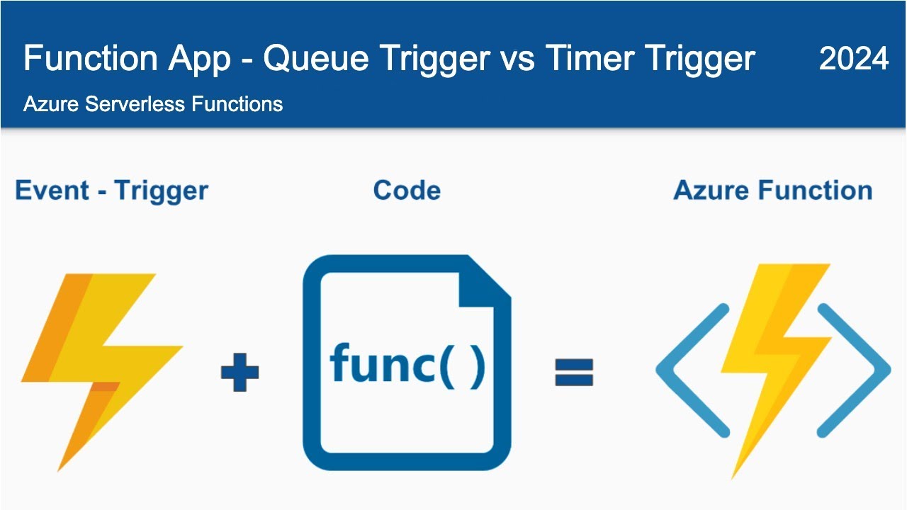 Understanding Azure Serverless Function App - Azure queue trigger vs Timer trigger | 2024
