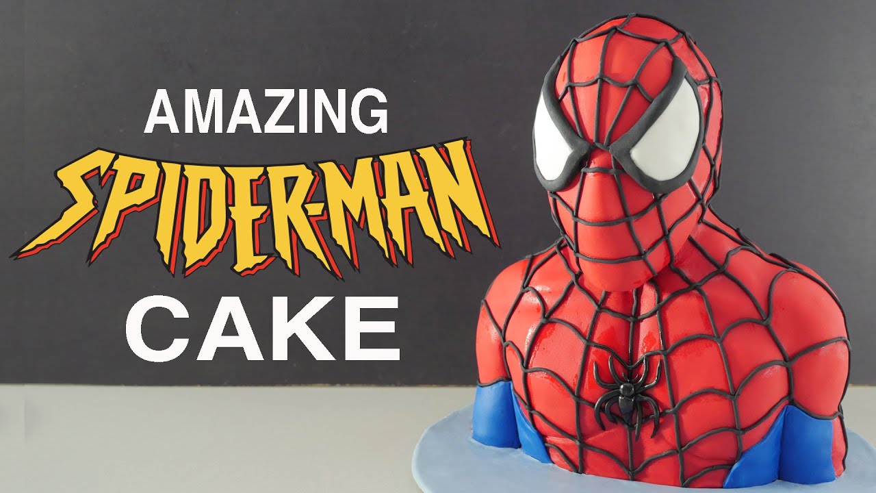 AMAZING 3D SPIDERMAN CAKE How To Cook That Ann Reardon homecoming birthday cake