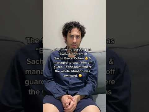The time I pissed off SACHA BARON COHEN #sachabaronchen #borat #bruno