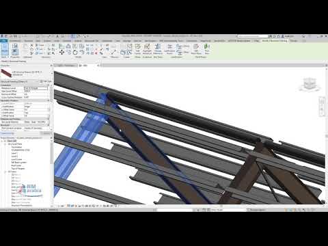 Steel Structures and Connections in Revit Tutorial BEAM WITH COLUMN ...